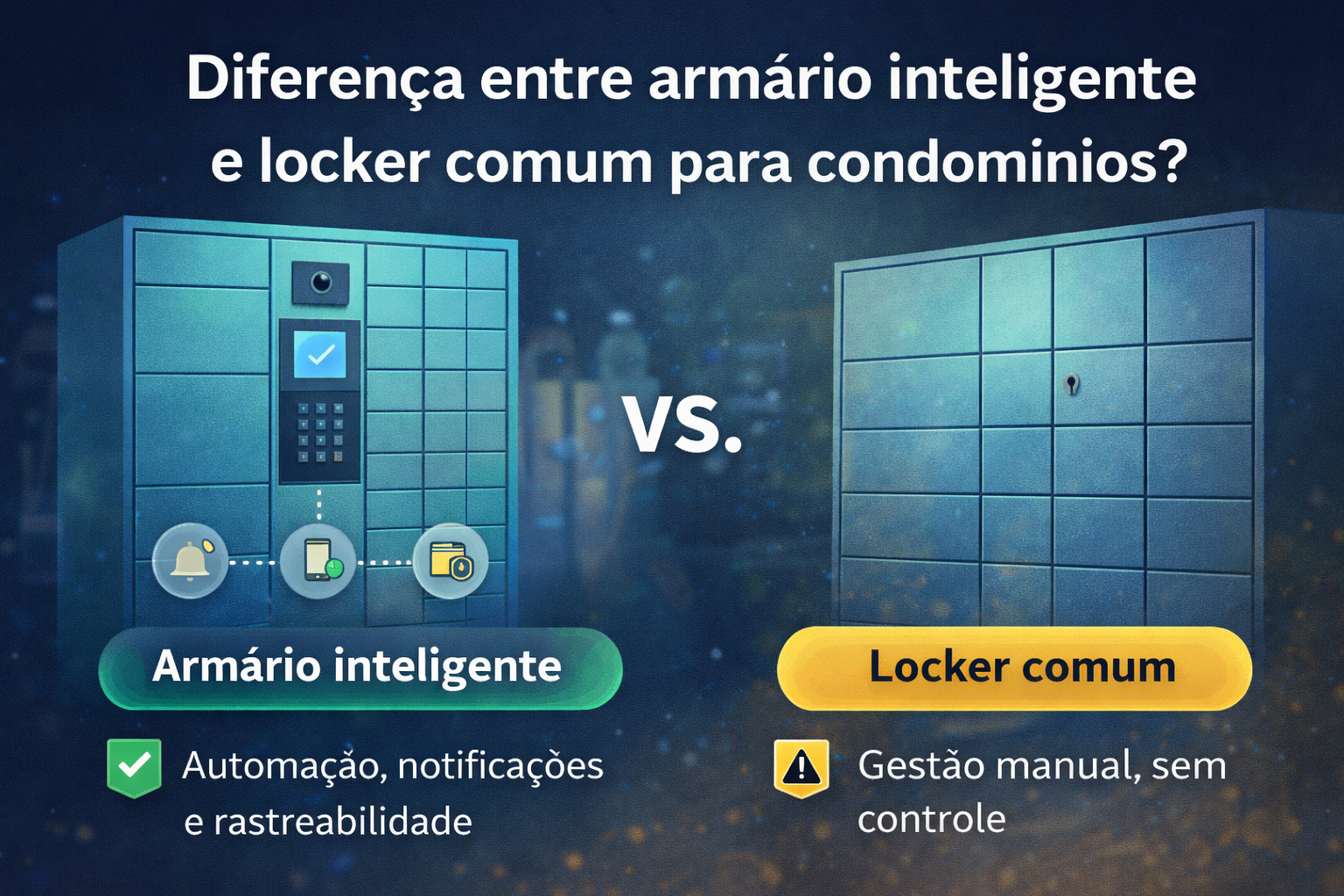 Diferença entre armário inteligente e locker comum: qual escolher para ...